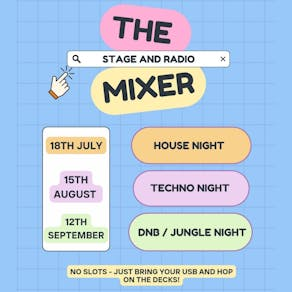The Stage and Radio Mixer - DNB/Jungle Night | DNBRAVE